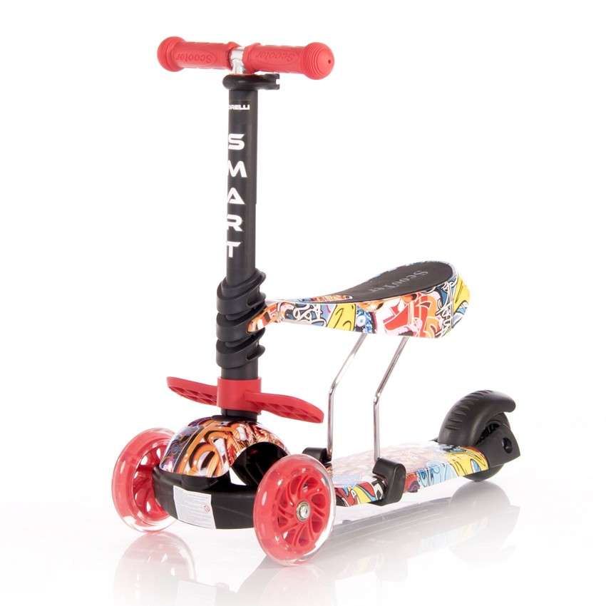 სკუტერი-LORELLI SMART – GRAFFITI - 113 ლარად ნიდოზე 3800151975496 | nido.ge