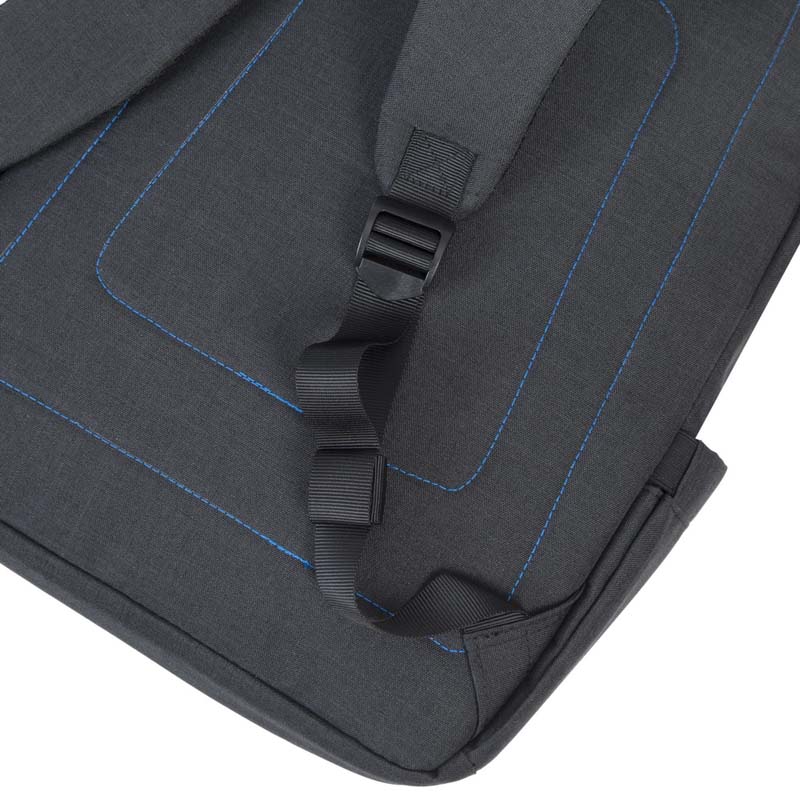 ჩანთა ნოუთბუქის RIVACASE 7560 black Laptop Canvas Backpack 15,6″ - 107. ...
