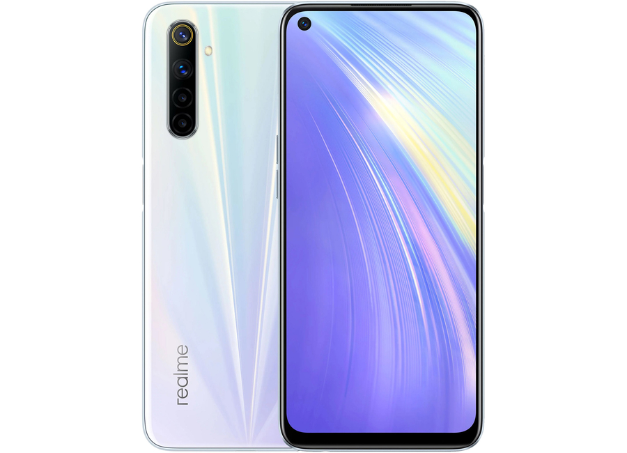 Realme მობილური ტელეფონი 6 (RMX2001) 8GB/128GB Dual sim LTE White ...