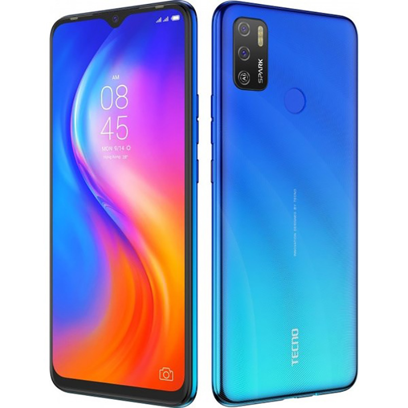Tecno მობილური ტელეფონი KD6 SPARK 5 Air 2GB, 32GB Dual SIM LTE ცისფერი - 317 ლარი ნიდოზე KD6 ...