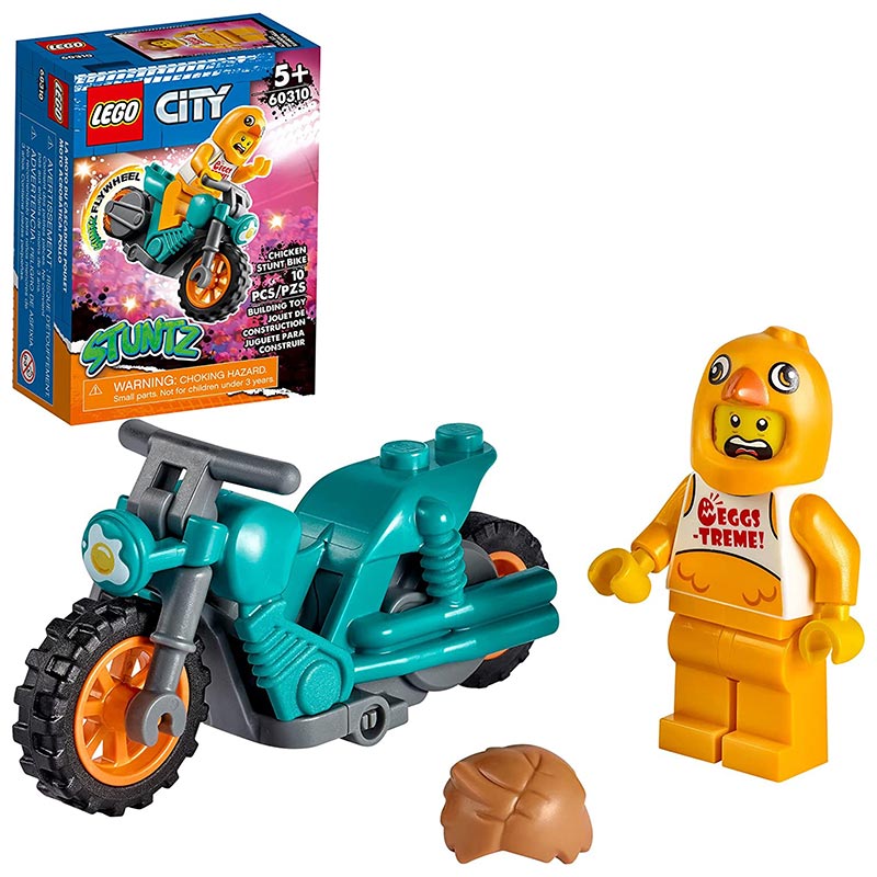 Lego City Chicken Stunt Bike 60310 - 27 ლარი ნიდოზე 60310 | nido.ge