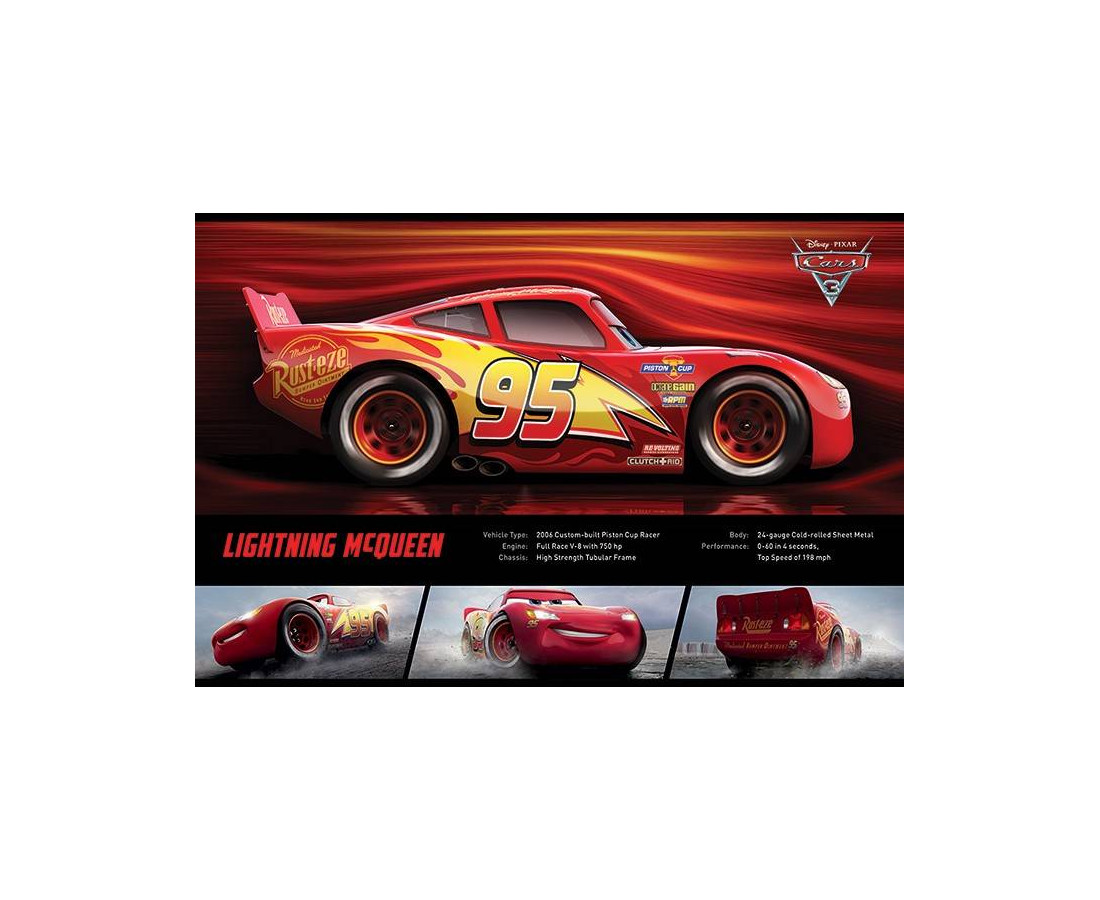 Cars 3 (Lightning McQueen Stats) Maxi Poster - 29 ლარად ნიდოზე T/T/ACY ...