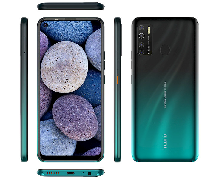 TECNO მობილური ტელეფონი Spark 5 Pro (KD7) 4/128Gb Dual SIM Ice Jadeite(ტექნო) - 476 ლარად ნიდოზე ...