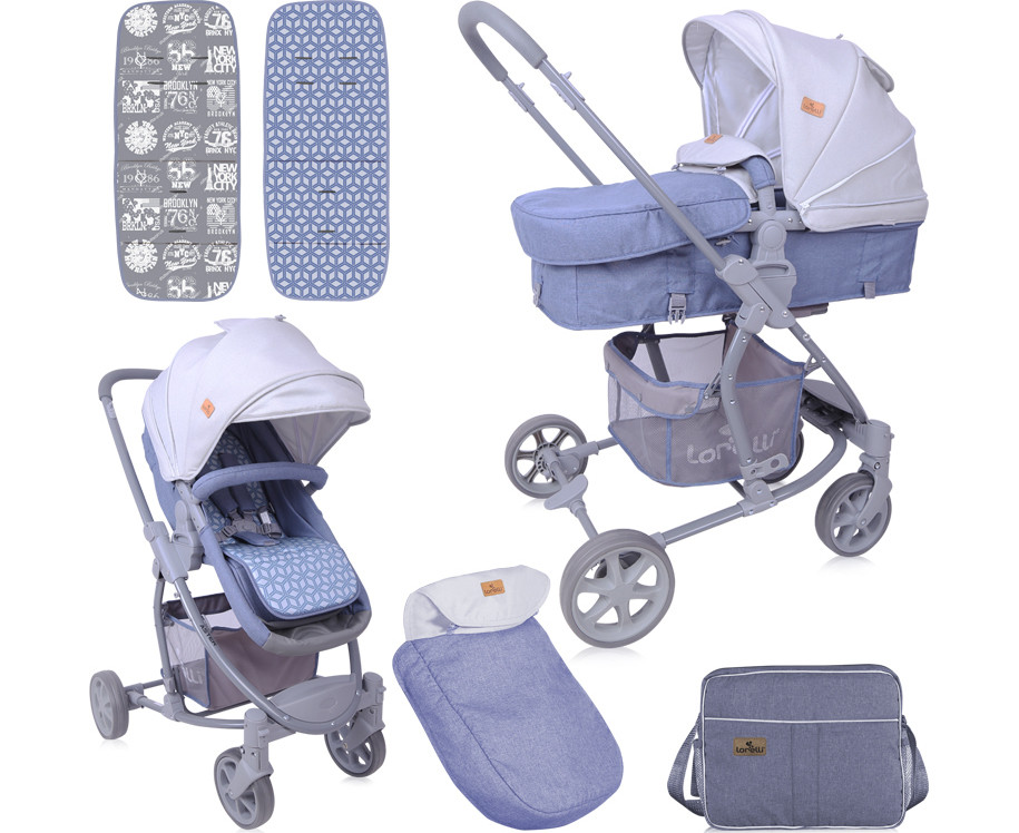 Lorelli ეტლის კომპლექტი Aster ნაცრისფერი (ლორელი) - 536.8 ლარად ნიდოზე ...