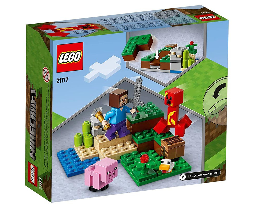 Lego მაინქრაფტი The Creeper Ambush 21177 - 34 ლარი ნიდოზე 21177 | nido.ge